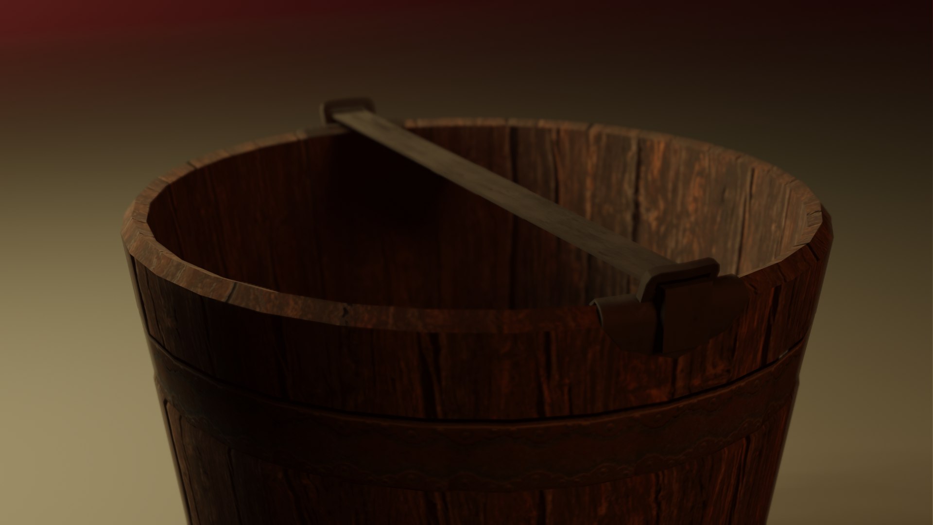 3D model rustic bucket old - TurboSquid 1678595