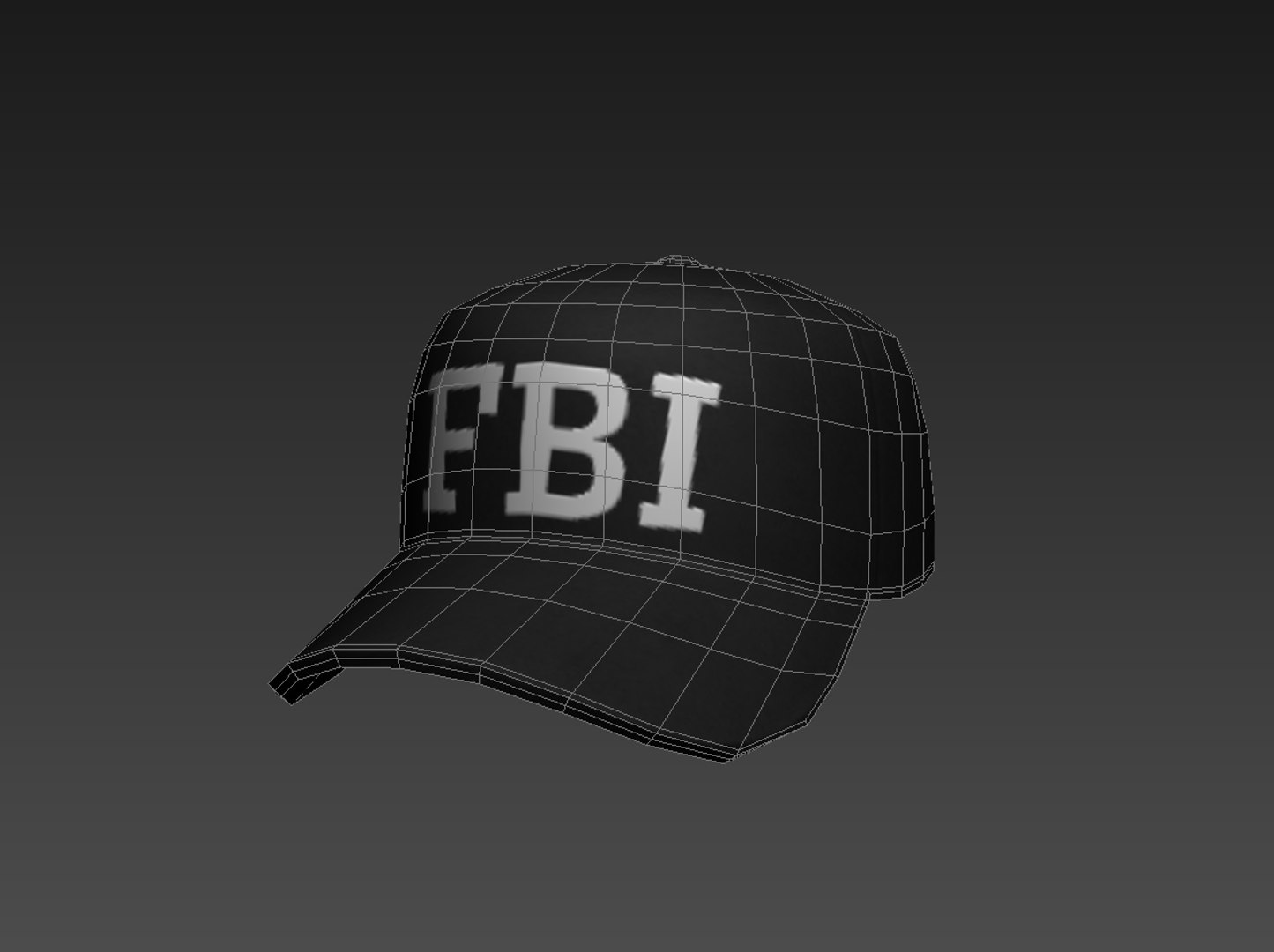 3D Fbi Cap - TurboSquid 1427803