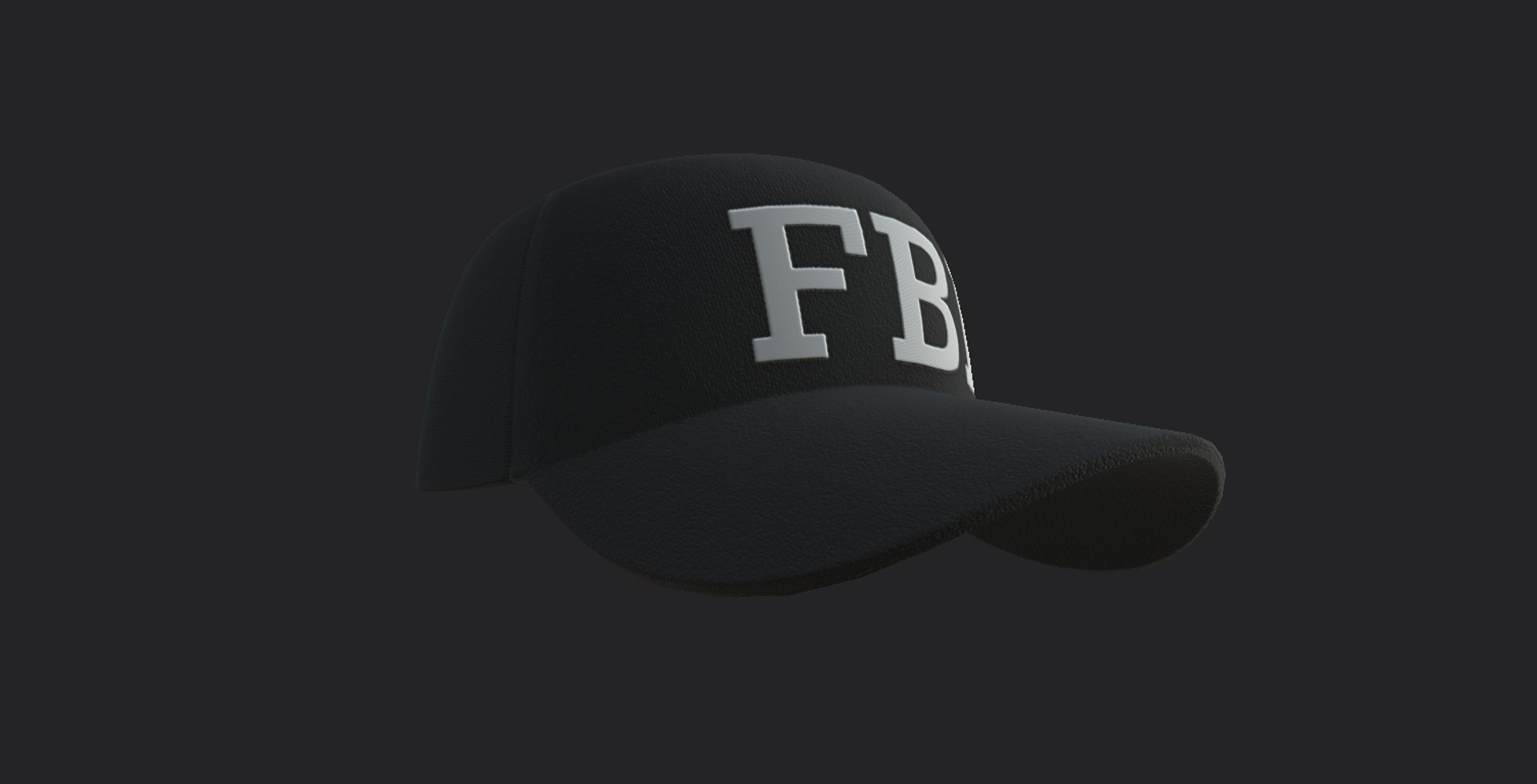 3D Fbi Cap - TurboSquid 1427803