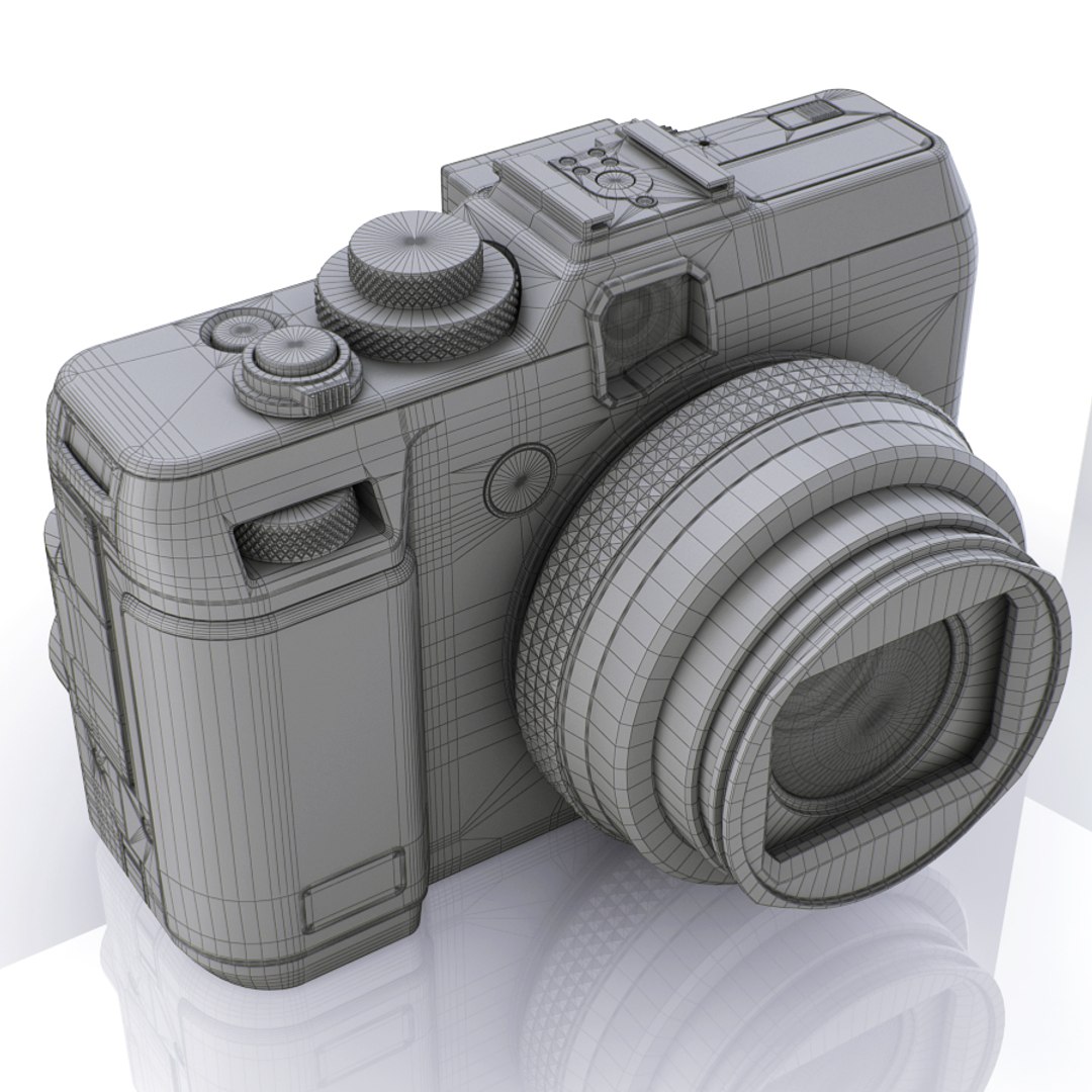 3d model compact digital cameras