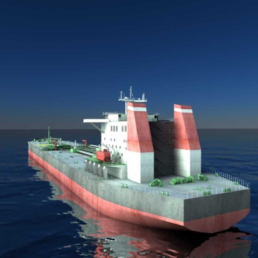 supertanker tanker super 3d model