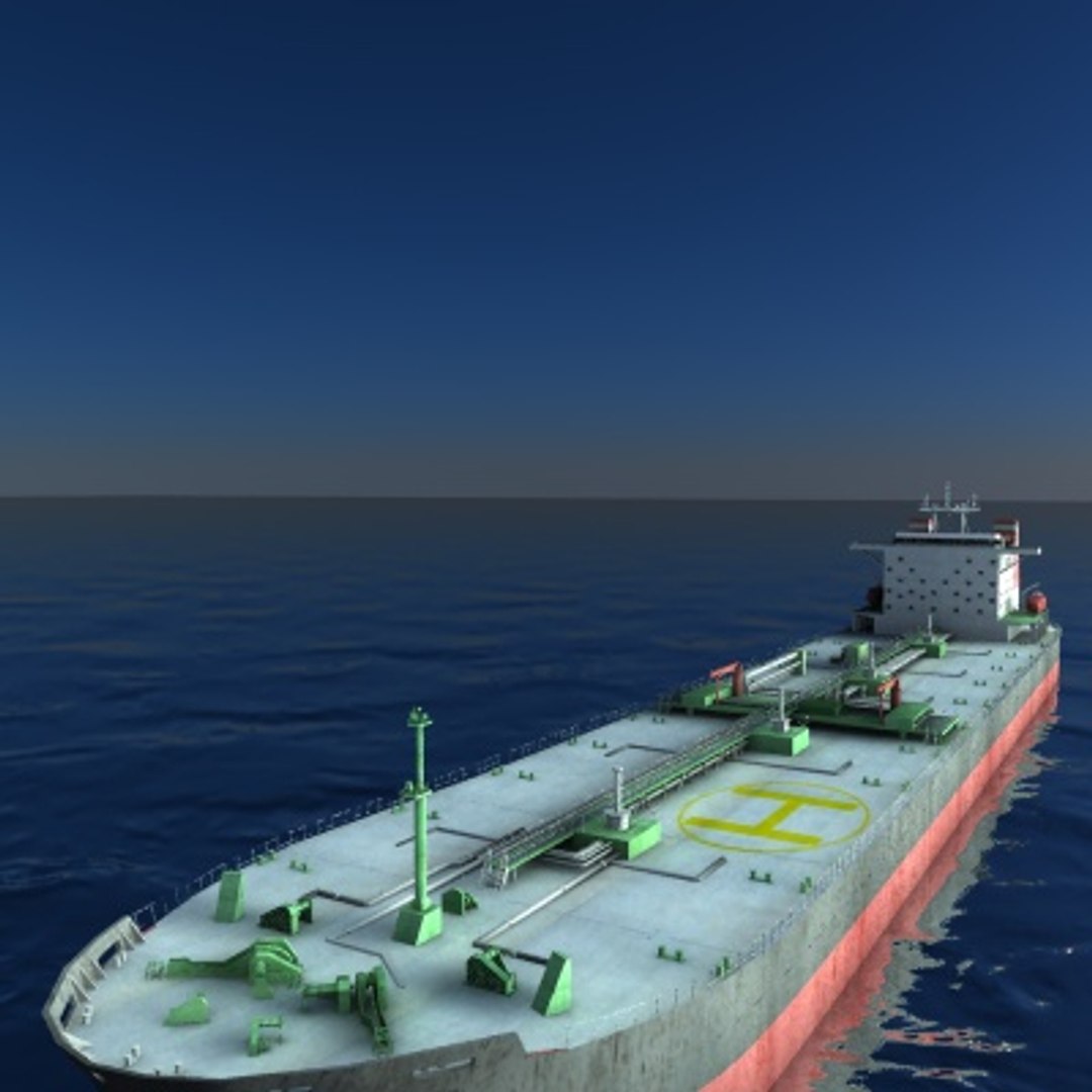 supertanker tanker super 3d model