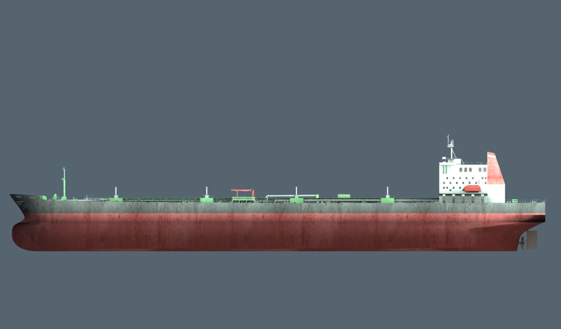 supertanker tanker super 3d model