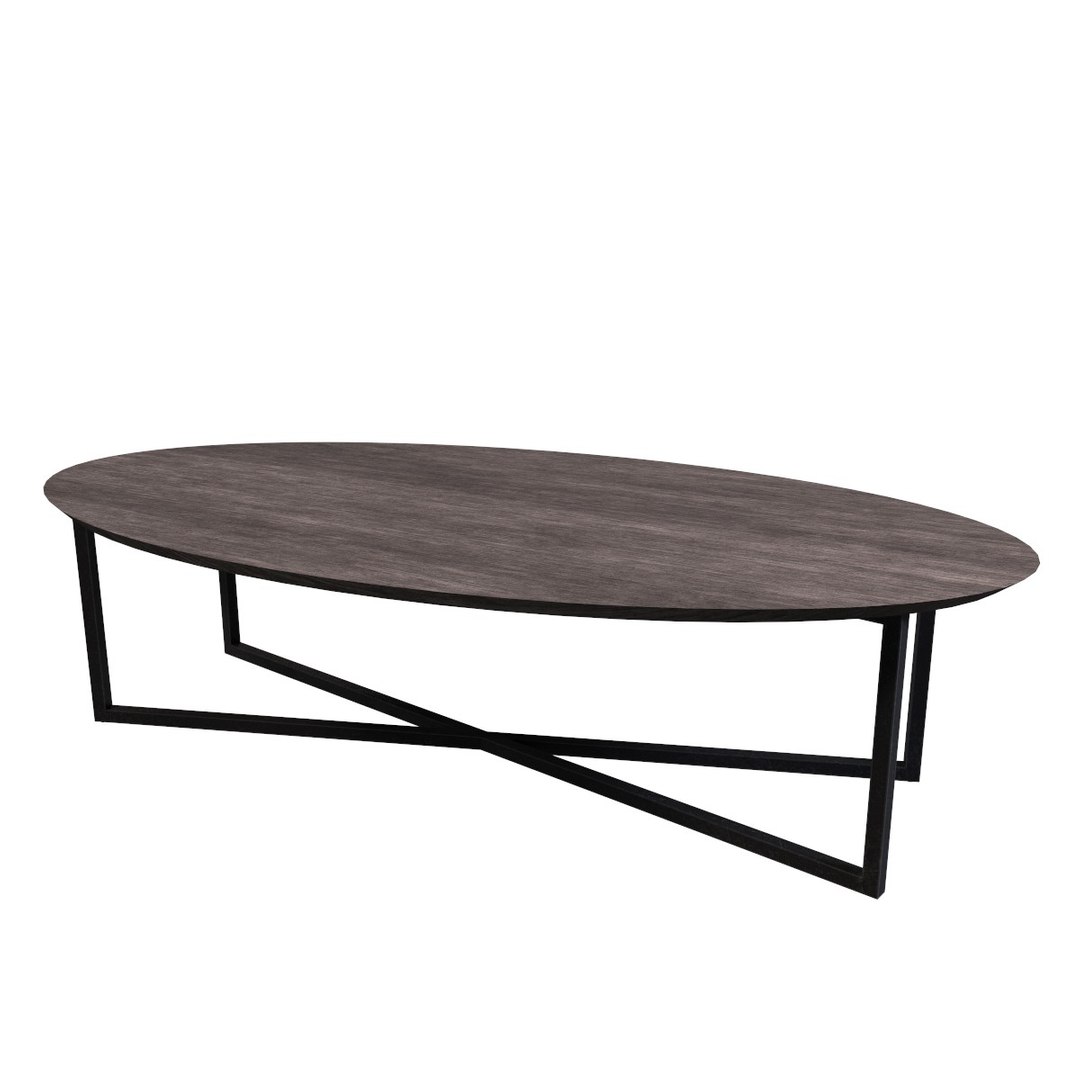 3D oval table - TurboSquid 1536701