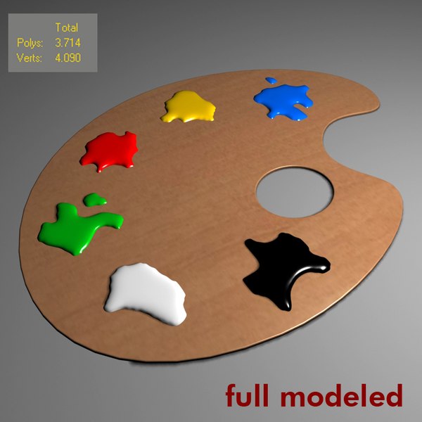 modelo 3d Paleta gratis - TurboSquid 545548