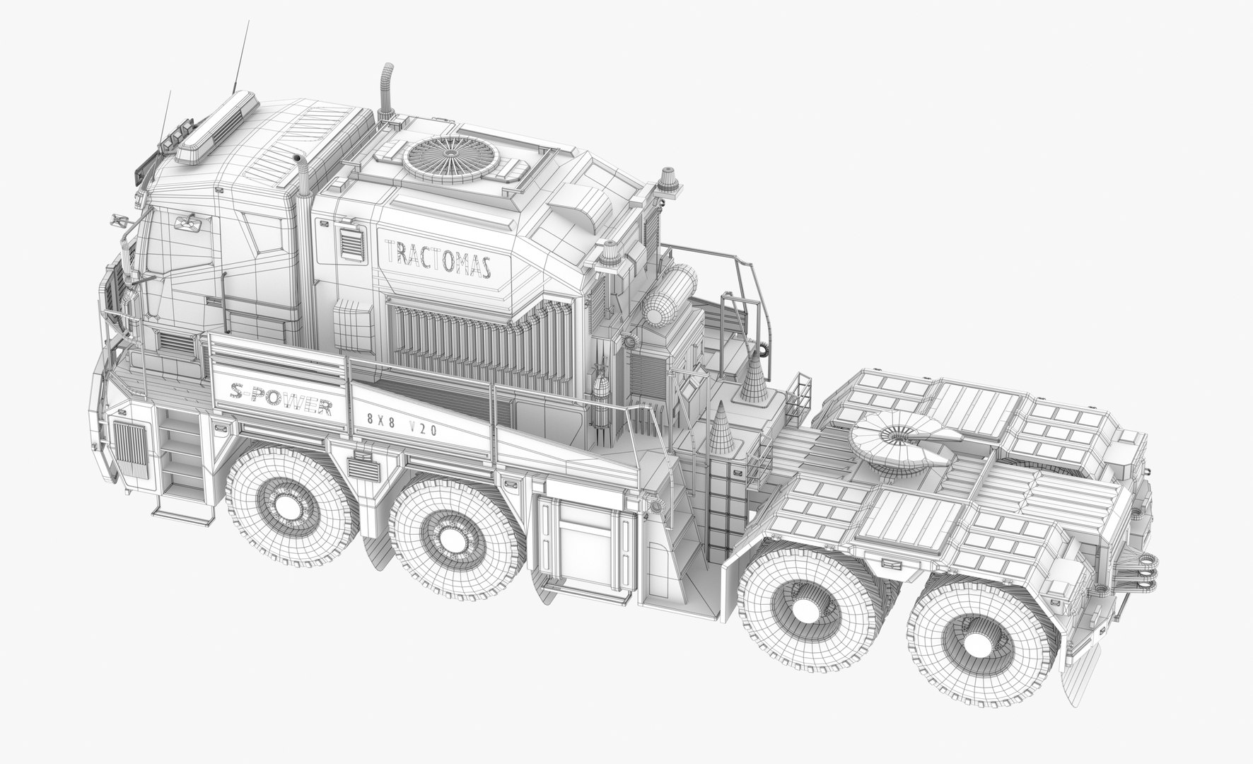 Tractomas Nicolas Exceptional Semi-Truck Model - TurboSquid 2207334