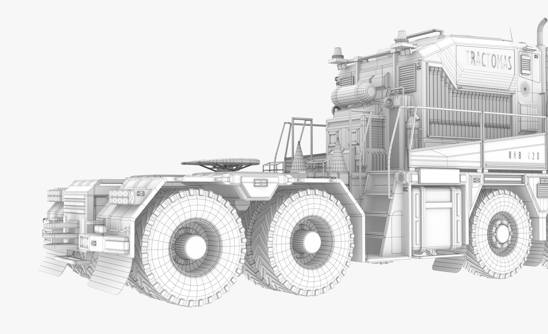 Tractomas Nicolas Exceptional Semi-Truck Model - TurboSquid 2207334