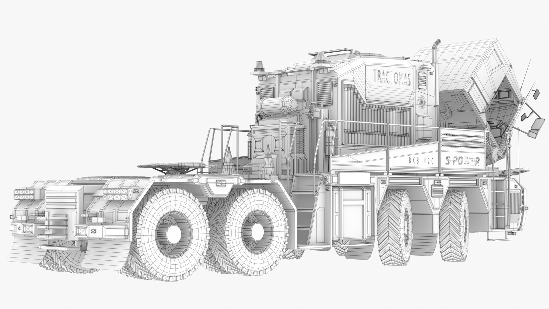 Tractomas Nicolas Exceptional Semi-Truck Model - TurboSquid 2207334