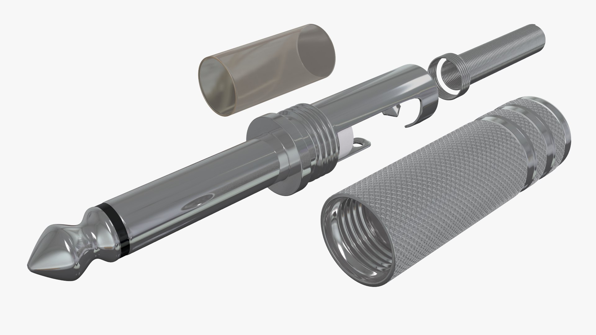 3D Plug Jack 6 Mono Model - TurboSquid 1609979