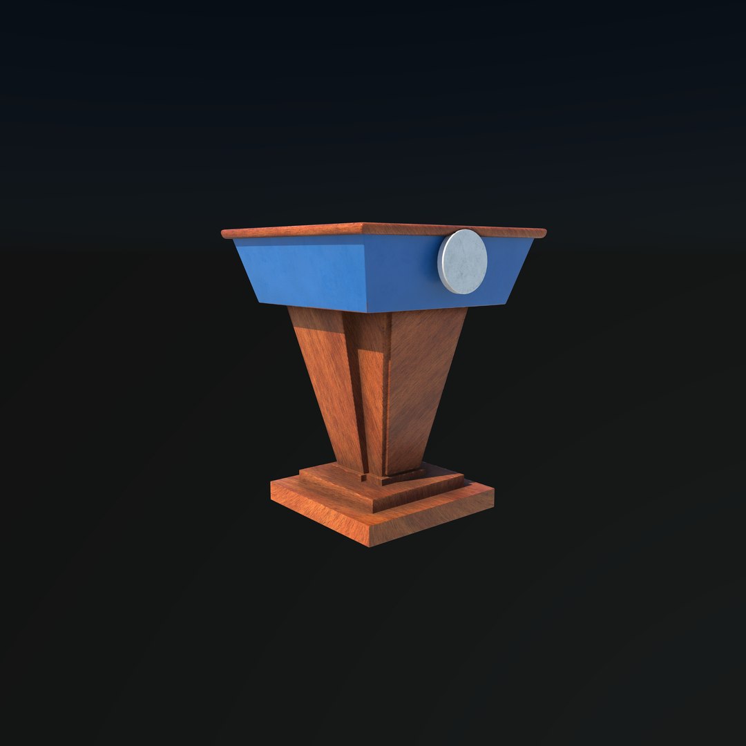 Podium 3D Model 3D Model - TurboSquid 2352817