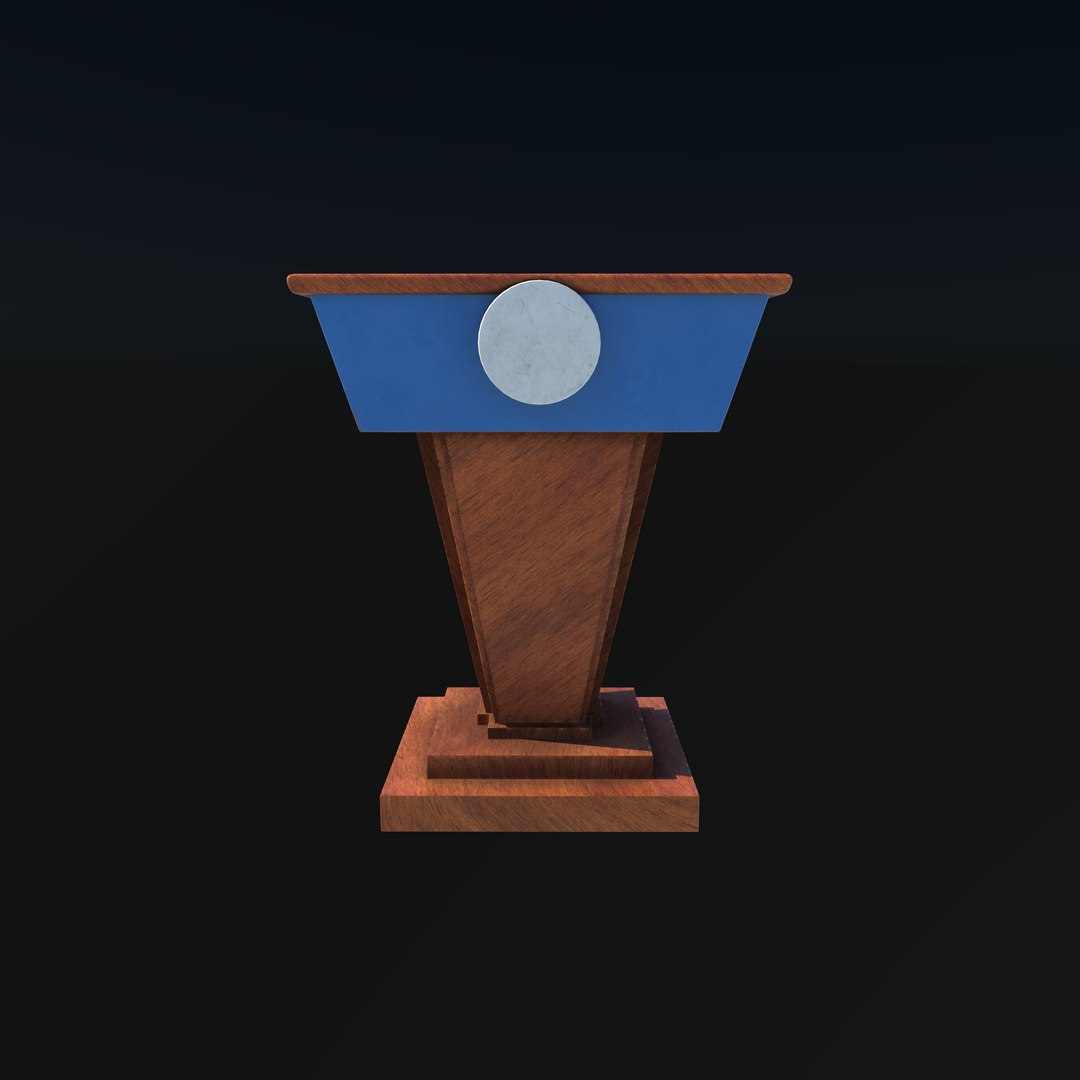 Podium 3D Model 3D Model - TurboSquid 2352817
