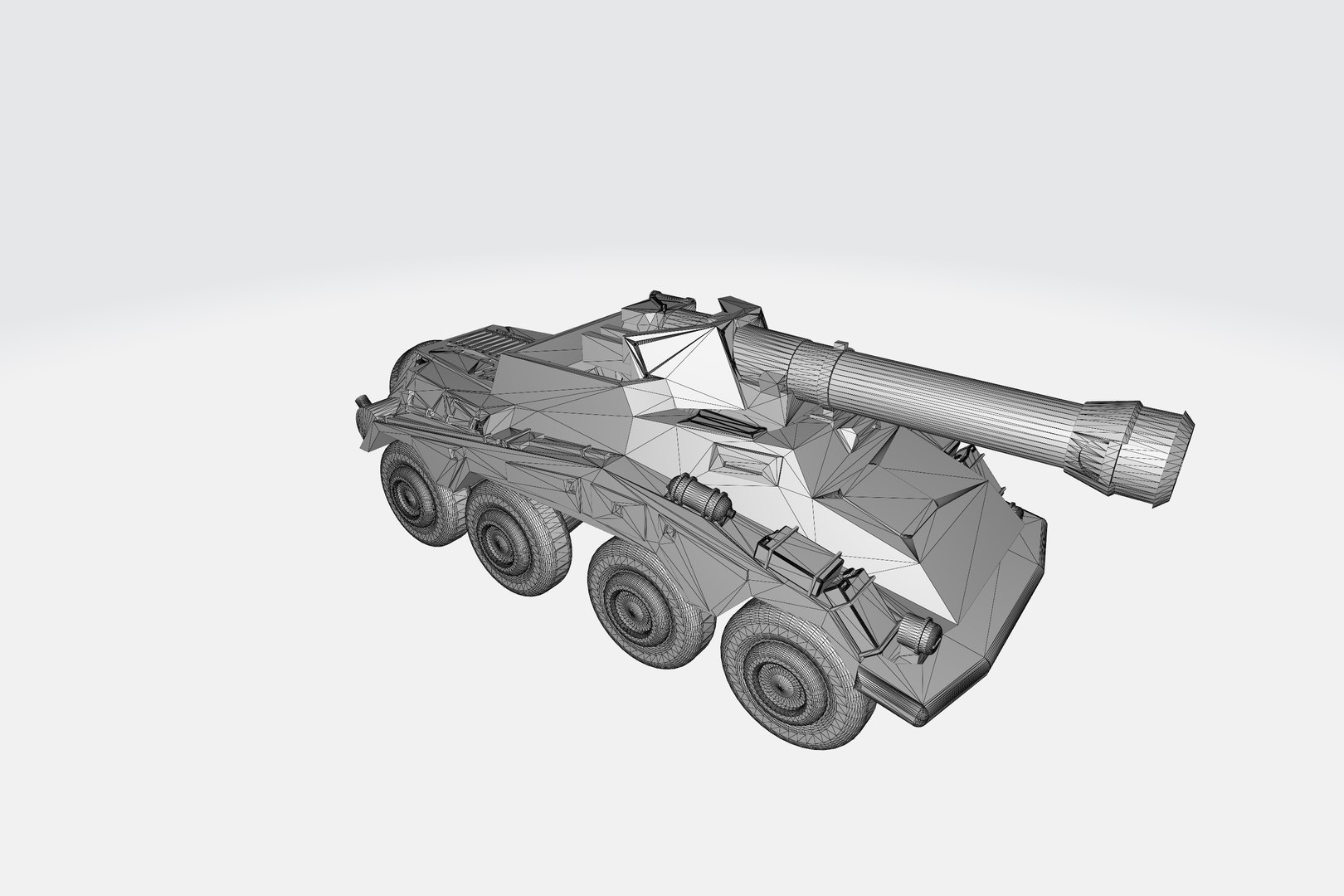 3D SdKfz 234 Tank Destroyer - TurboSquid 2251750