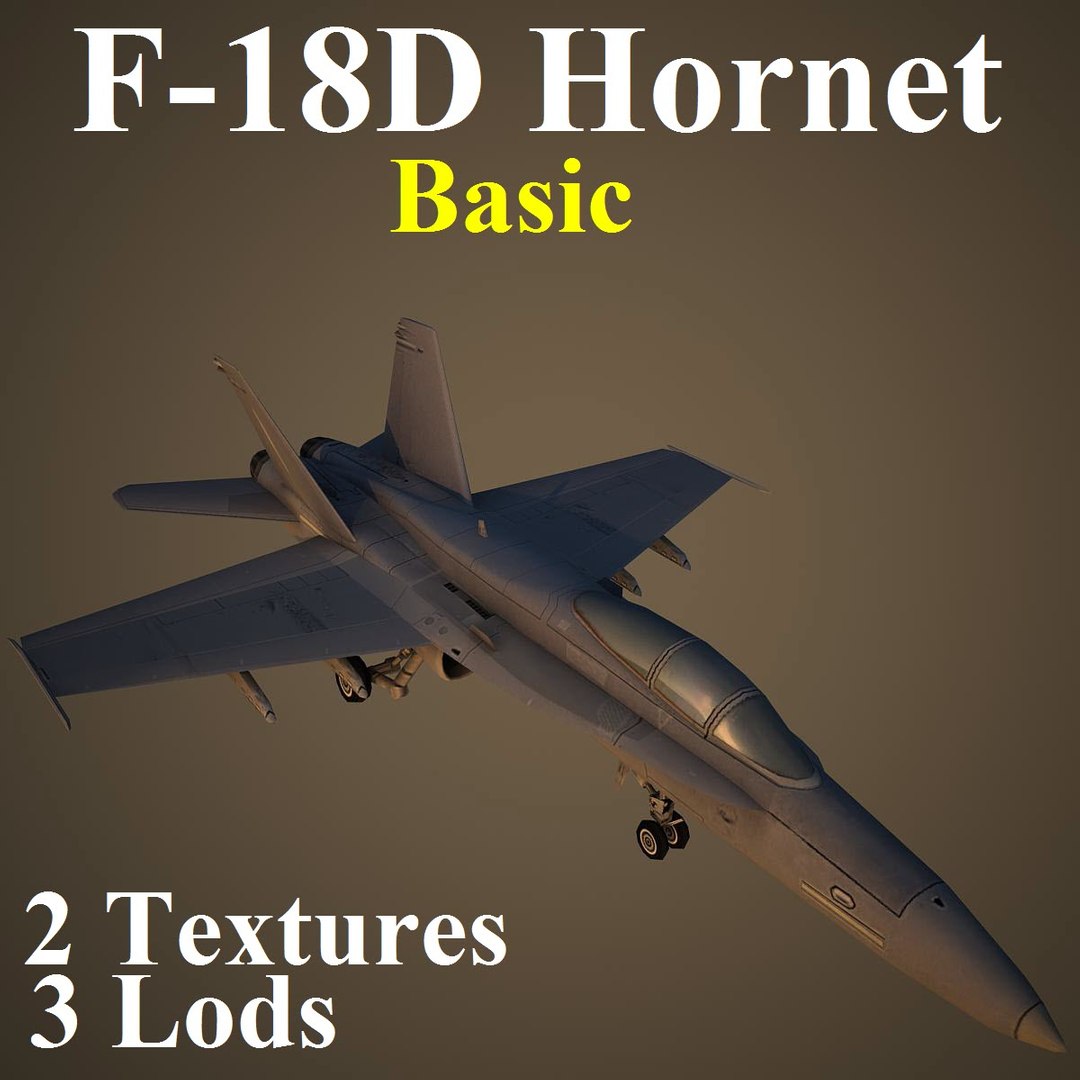3d Boeing Basic Fighter Model