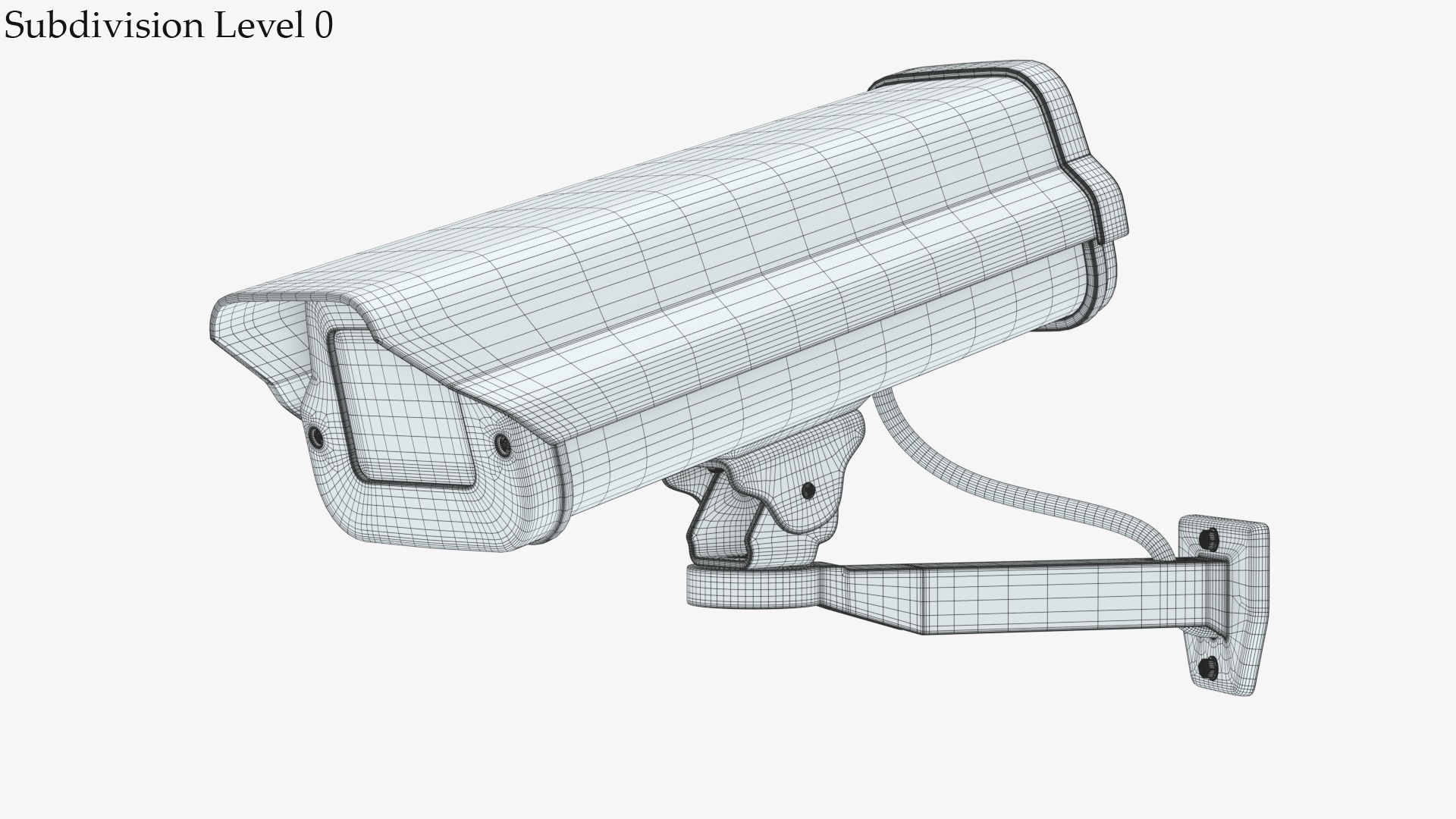 Outdoor CCTV Security Camera 3D - TurboSquid 2073522