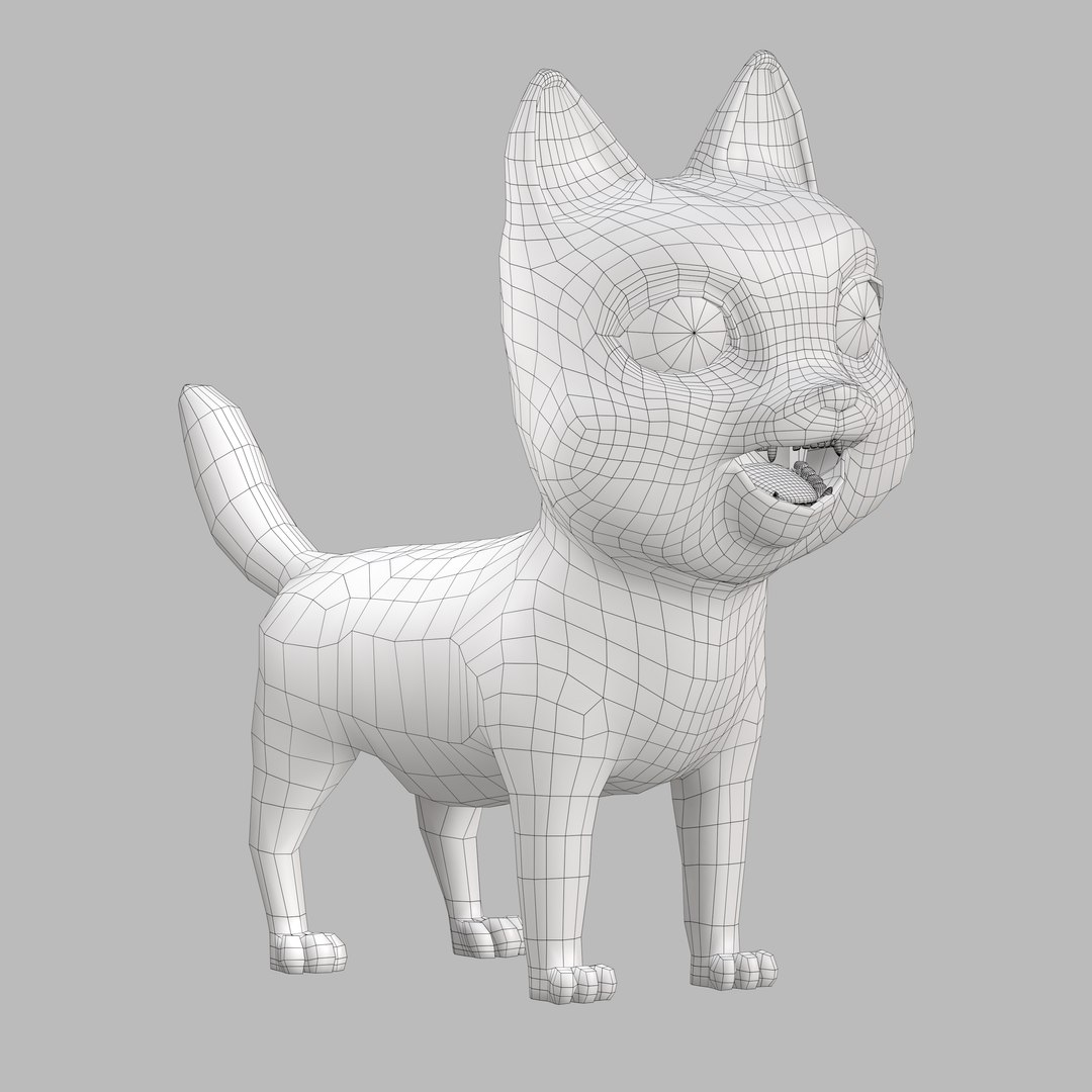 3D Cartoon Cat Model - TurboSquid 2203907