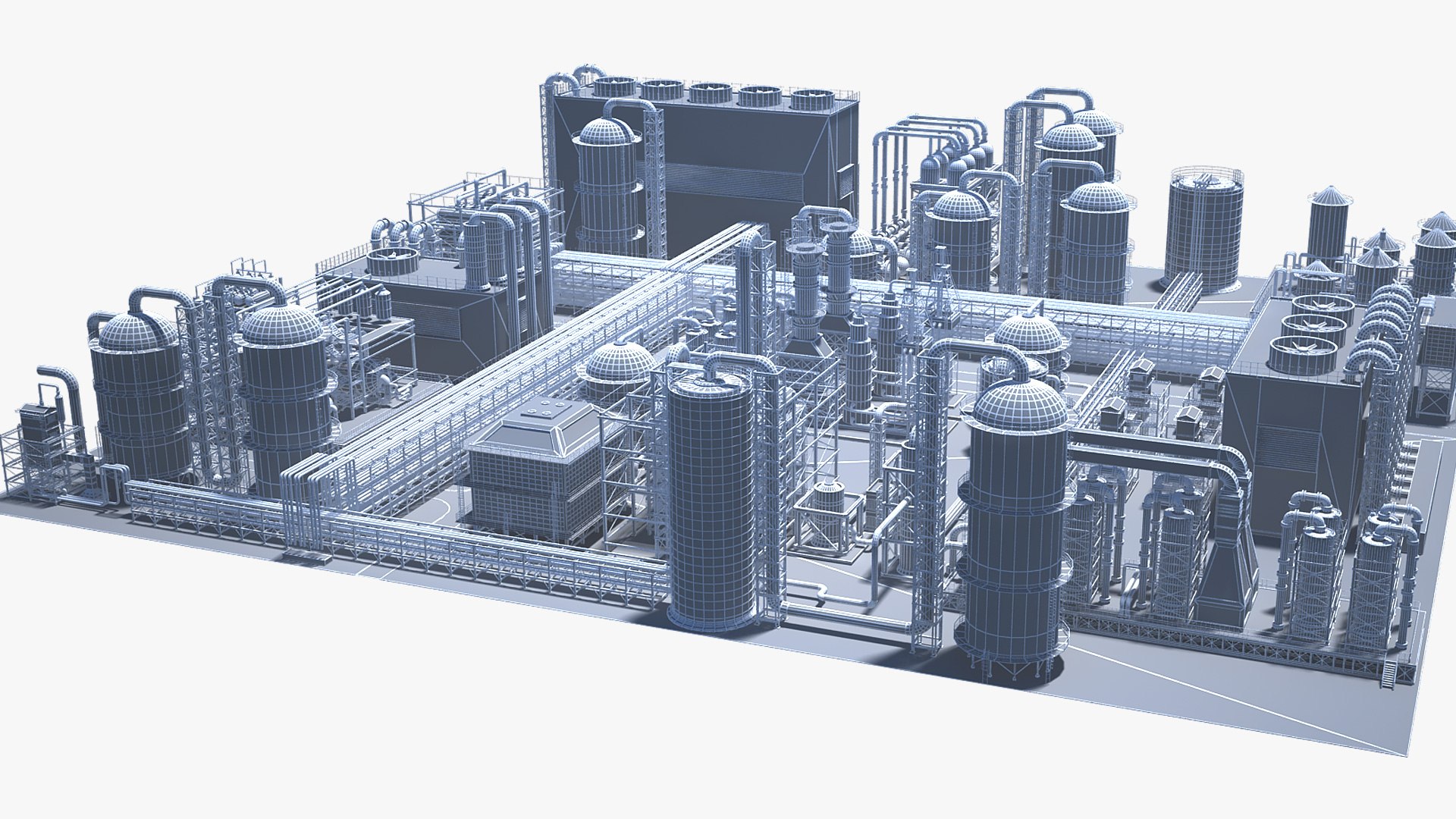 3D Model 4-Industrial Area Set -09 - TurboSquid 2037030