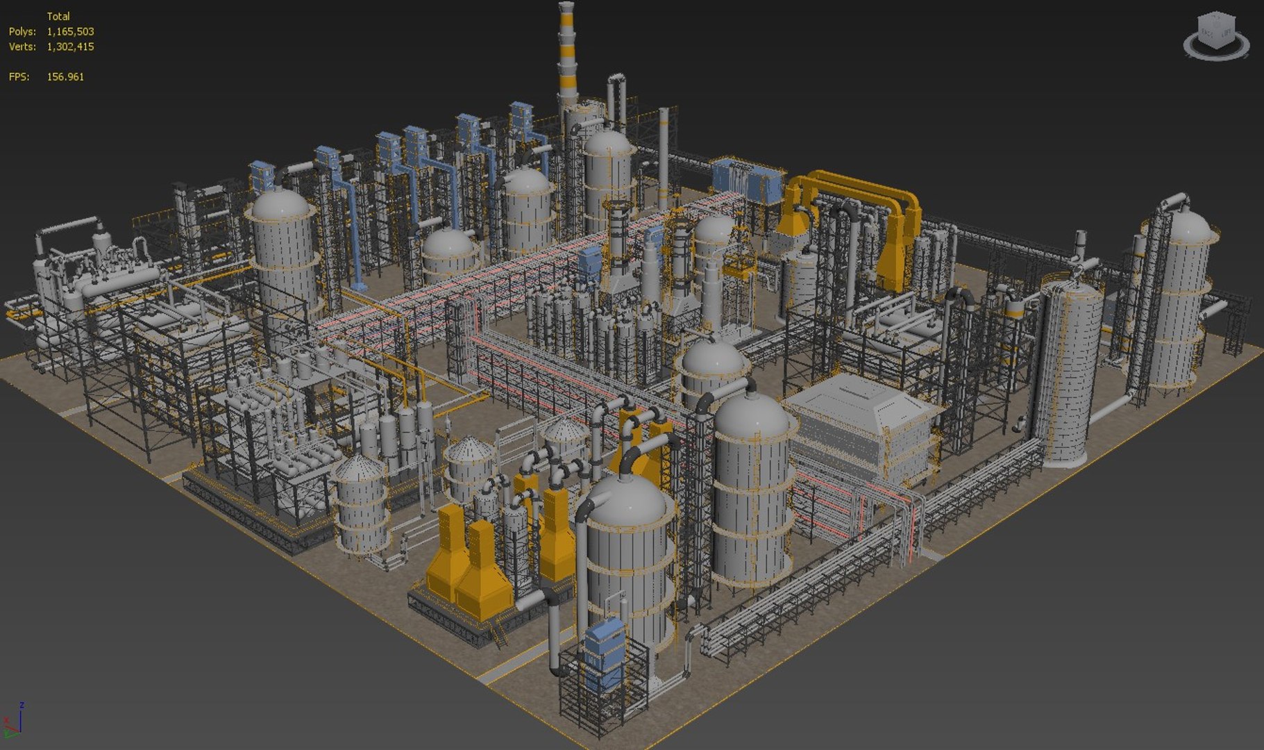 3D Model 4-Industrial Area Set -09 - TurboSquid 2037030
