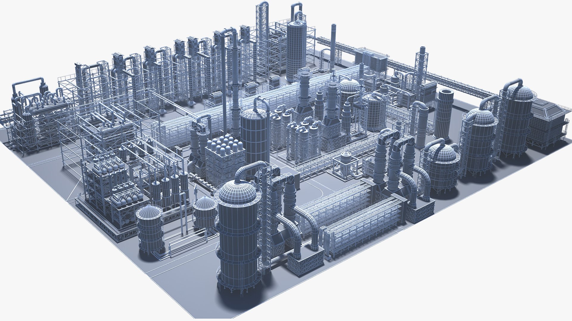 3D Model 4-Industrial Area Set -09 - TurboSquid 2037030