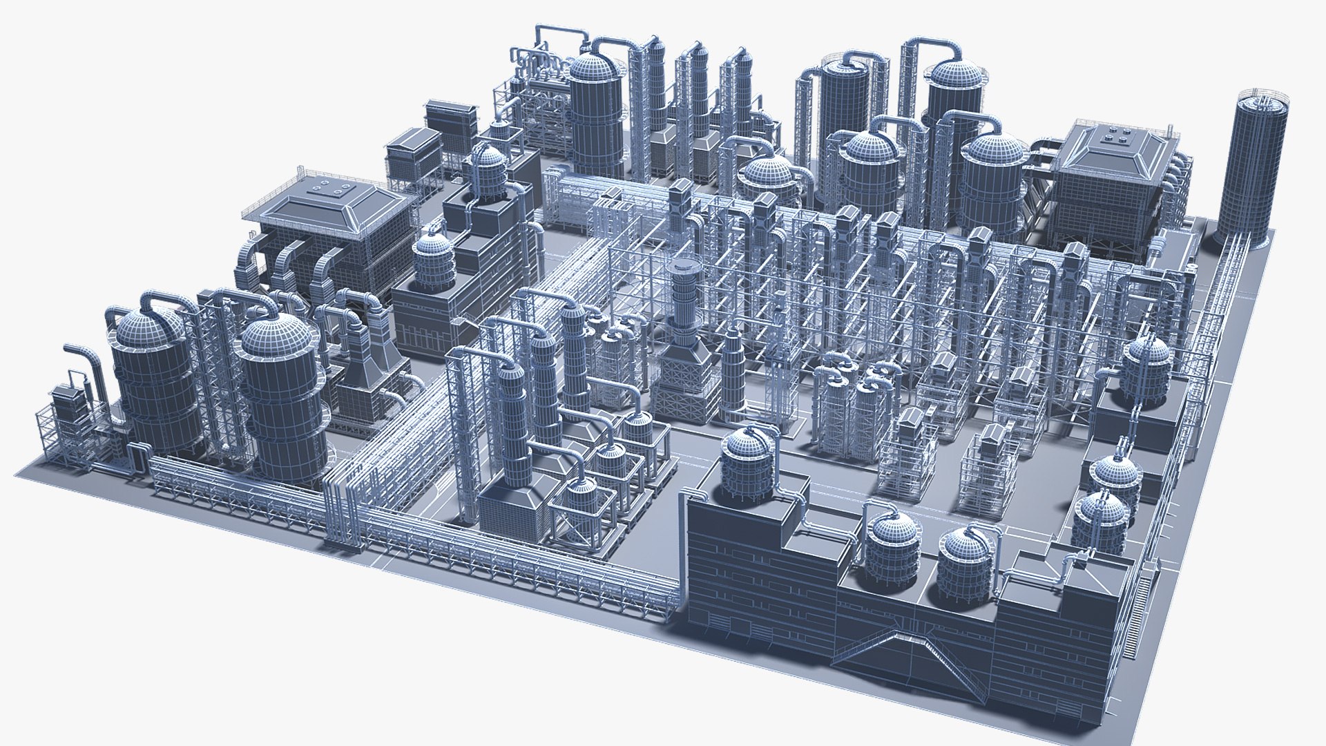 3D model 4-Industrial area set -09 - TurboSquid 2037030