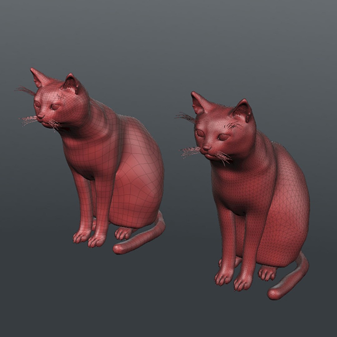 3d Model Cat