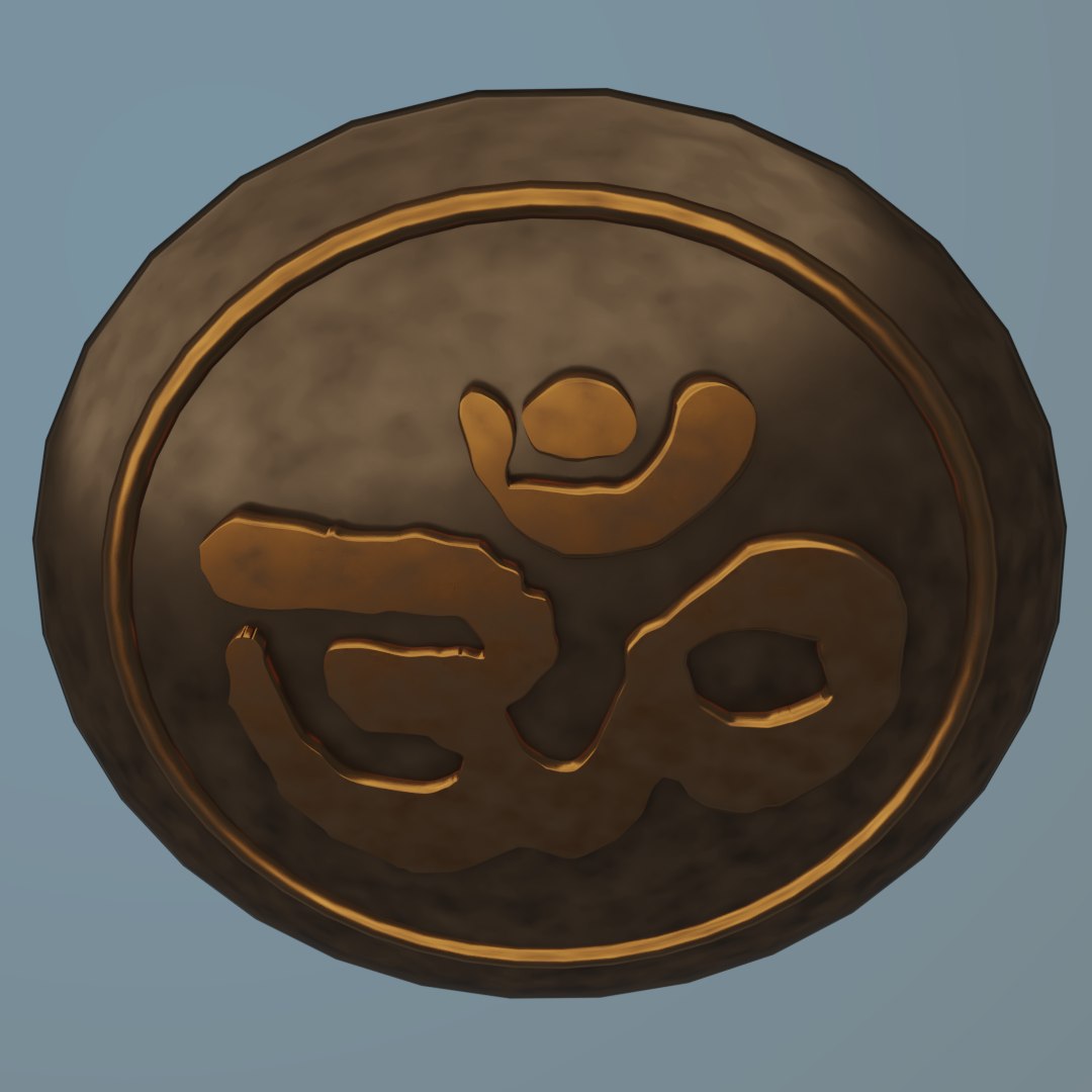 3D Symbol Aum Om - TurboSquid 1263962