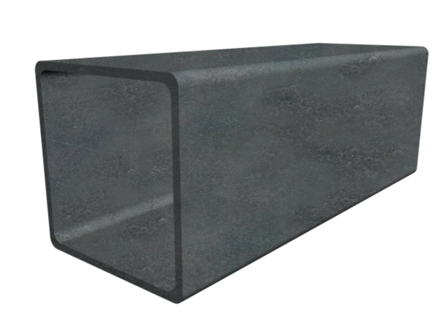 3 Wall Square Tube 3d Model