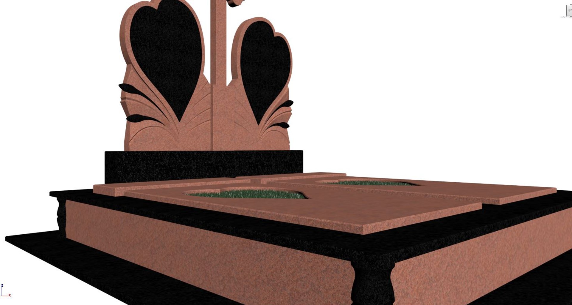 Gravestone 3D Model - TurboSquid 2092263
