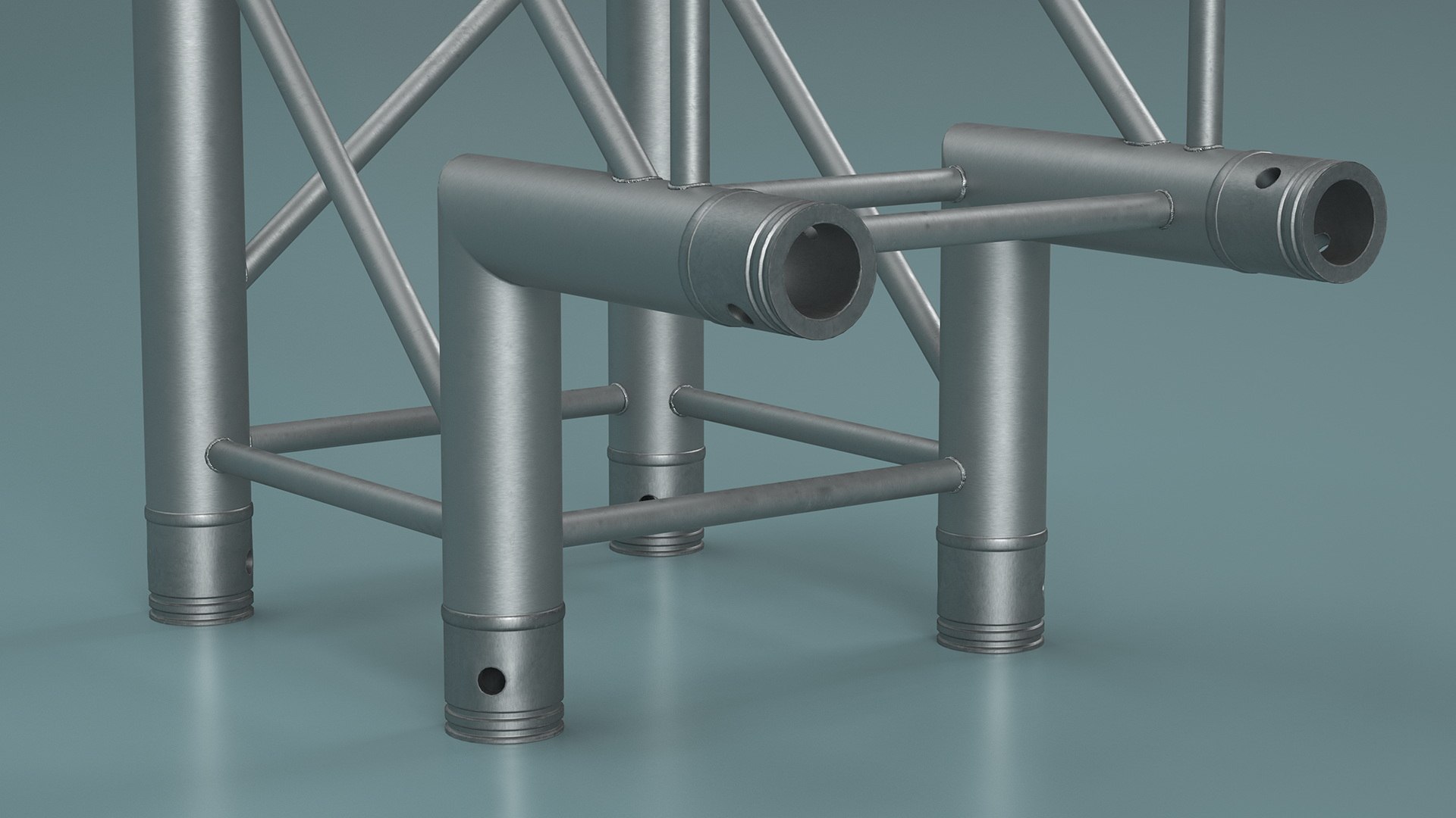 Corner Square Truss Modular 3D Model - TurboSquid 2269710