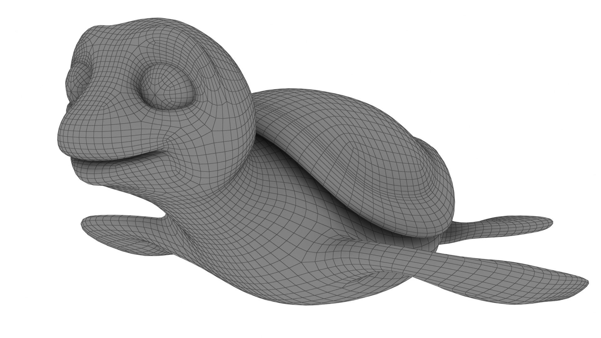 3D Cartoon Sea Turtle - TurboSquid 2069884
