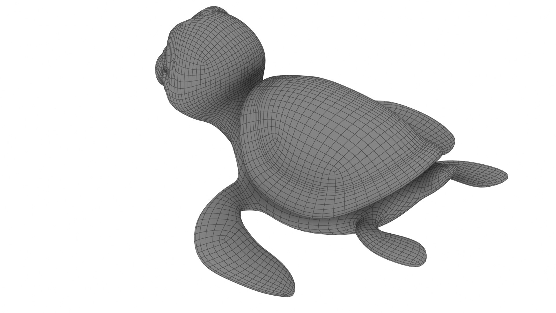 3D Cartoon Sea Turtle - TurboSquid 2069884