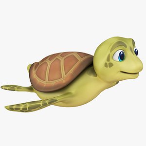 Cartoon Sea Turtle Nemo