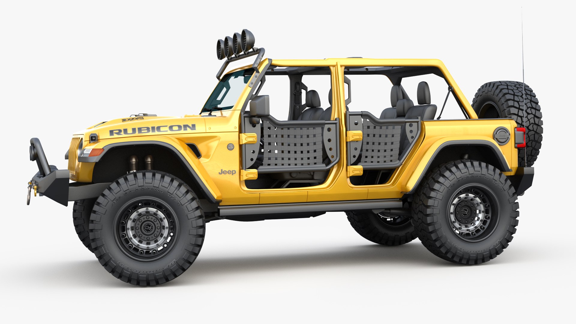 Jeep Wrangler Rubicon 392 Custom Model - TurboSquid 1802310