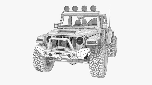 Jeep Wrangler Rubicon 392 Custom model - TurboSquid 1802310