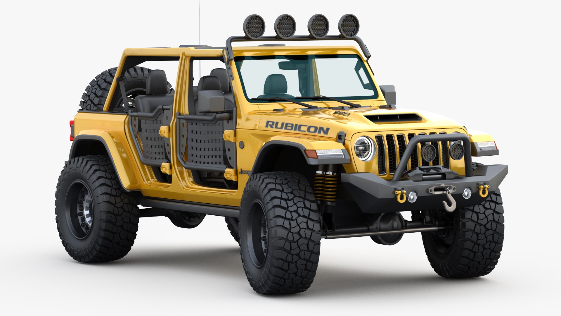 Jeep Wrangler Rubicon 392 Custom Model - TurboSquid 1802310