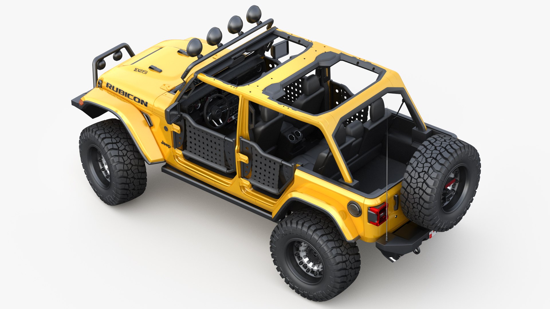 Jeep Wrangler Rubicon 392 Custom Model - TurboSquid 1802310