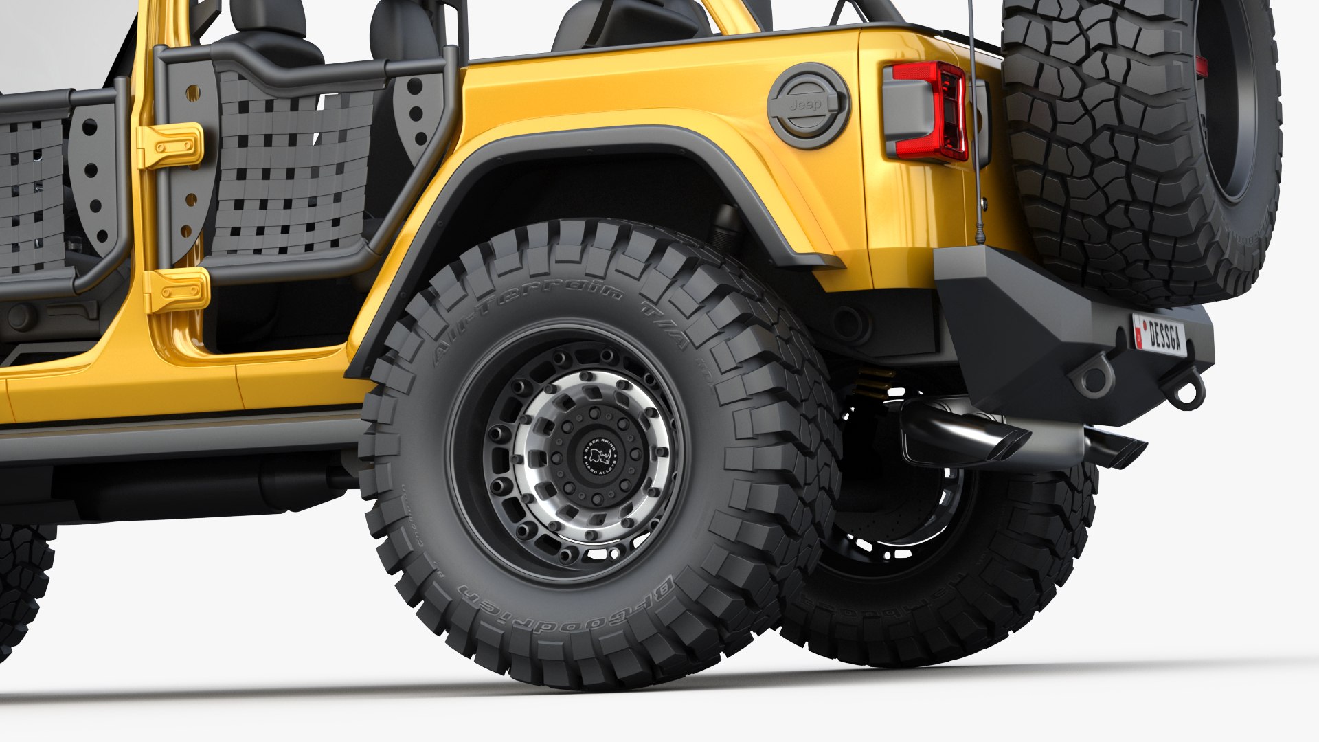 Jeep Wrangler Rubicon 392 Custom Model - TurboSquid 1802310