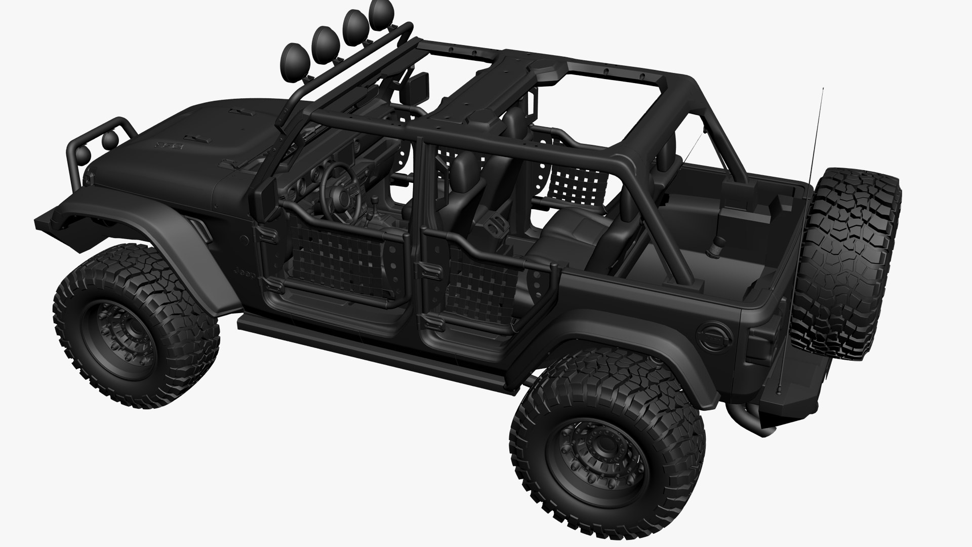 Jeep Wrangler Rubicon 392 Custom Model - TurboSquid 1802310