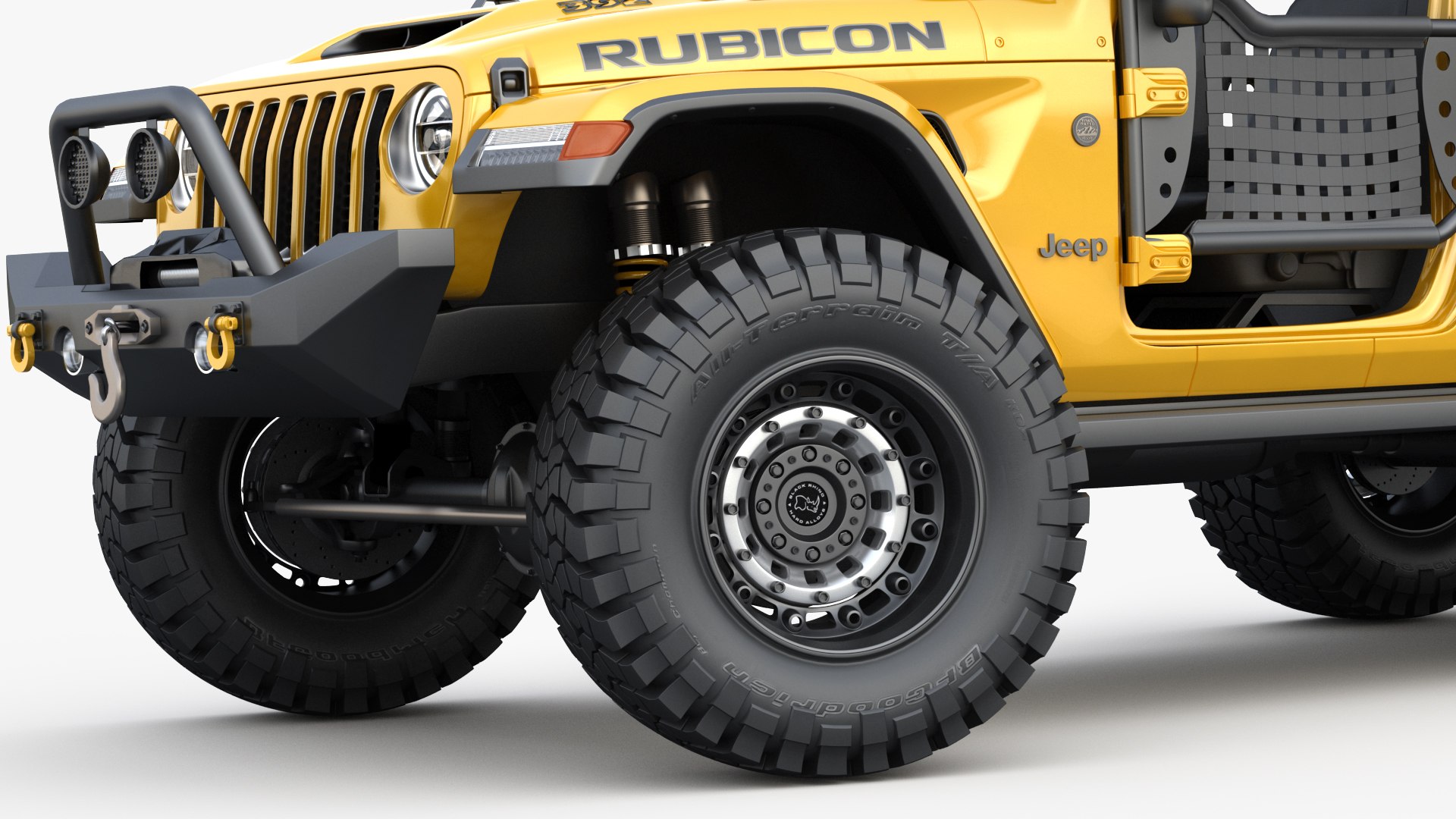Jeep Wrangler Rubicon 392 Custom Model - TurboSquid 1802310