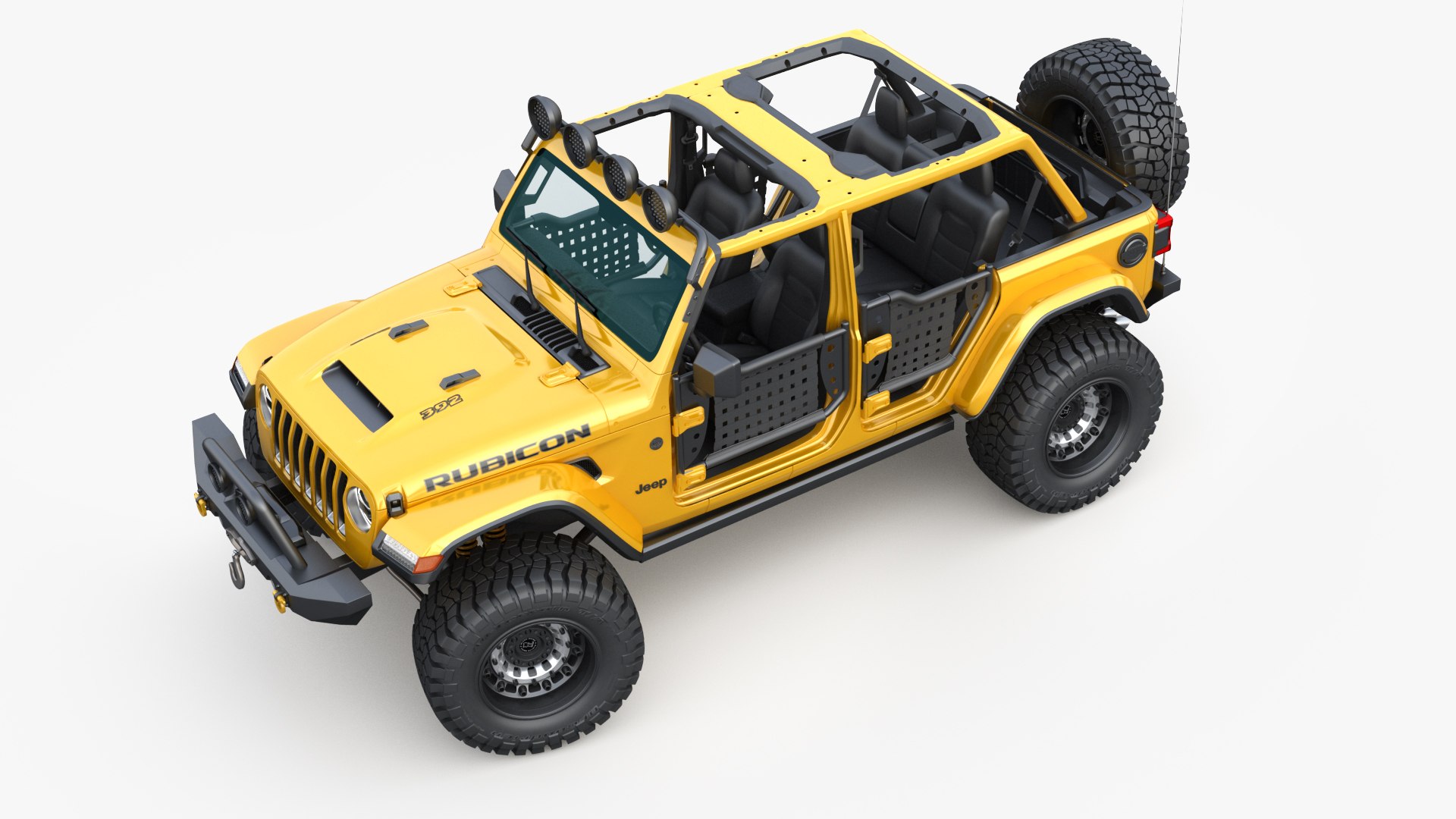 Jeep Wrangler Rubicon 392 Custom Model - TurboSquid 1802310