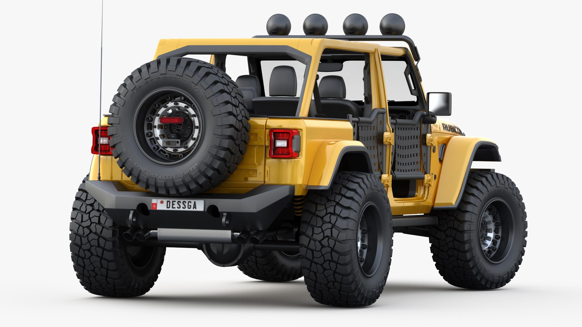Jeep Wrangler Rubicon 392 Custom Model - TurboSquid 1802310