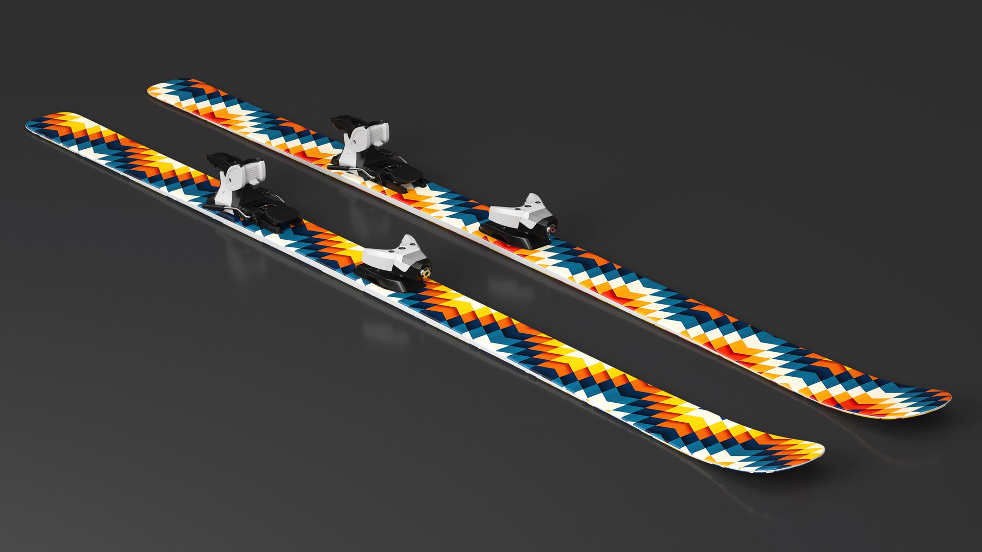 Snow Skis 6 3D Model - TurboSquid 2061186