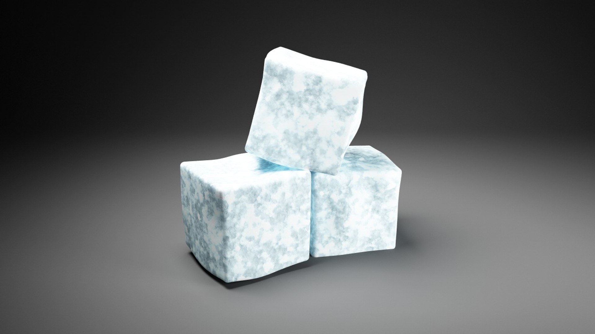 ice cubes 3d c4d