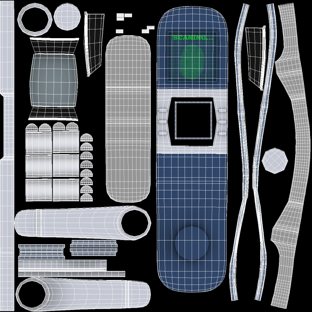 Biometric Lock Model - TurboSquid 1603753