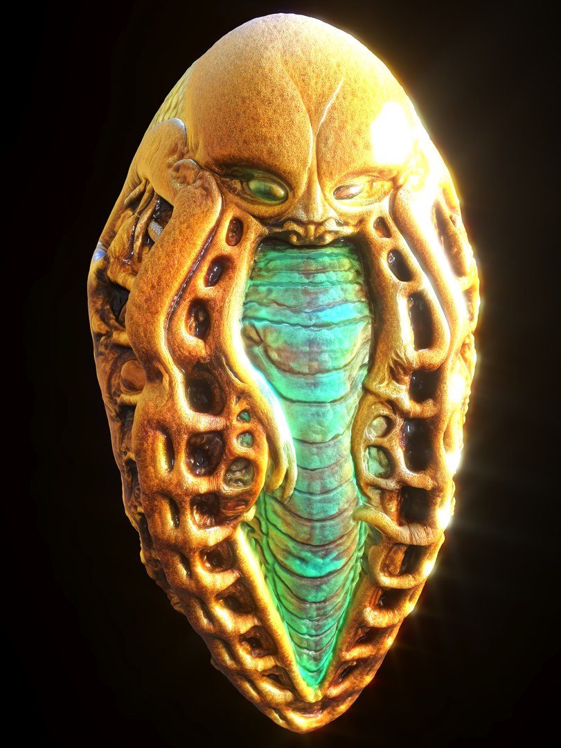 Alien Eggs Life Form Pack 3D Model - TurboSquid 2171493