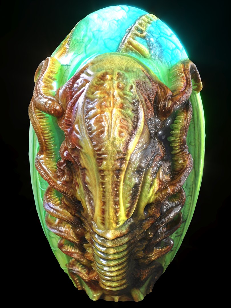 Alien Eggs Life Form Pack 3D Model - TurboSquid 2171493