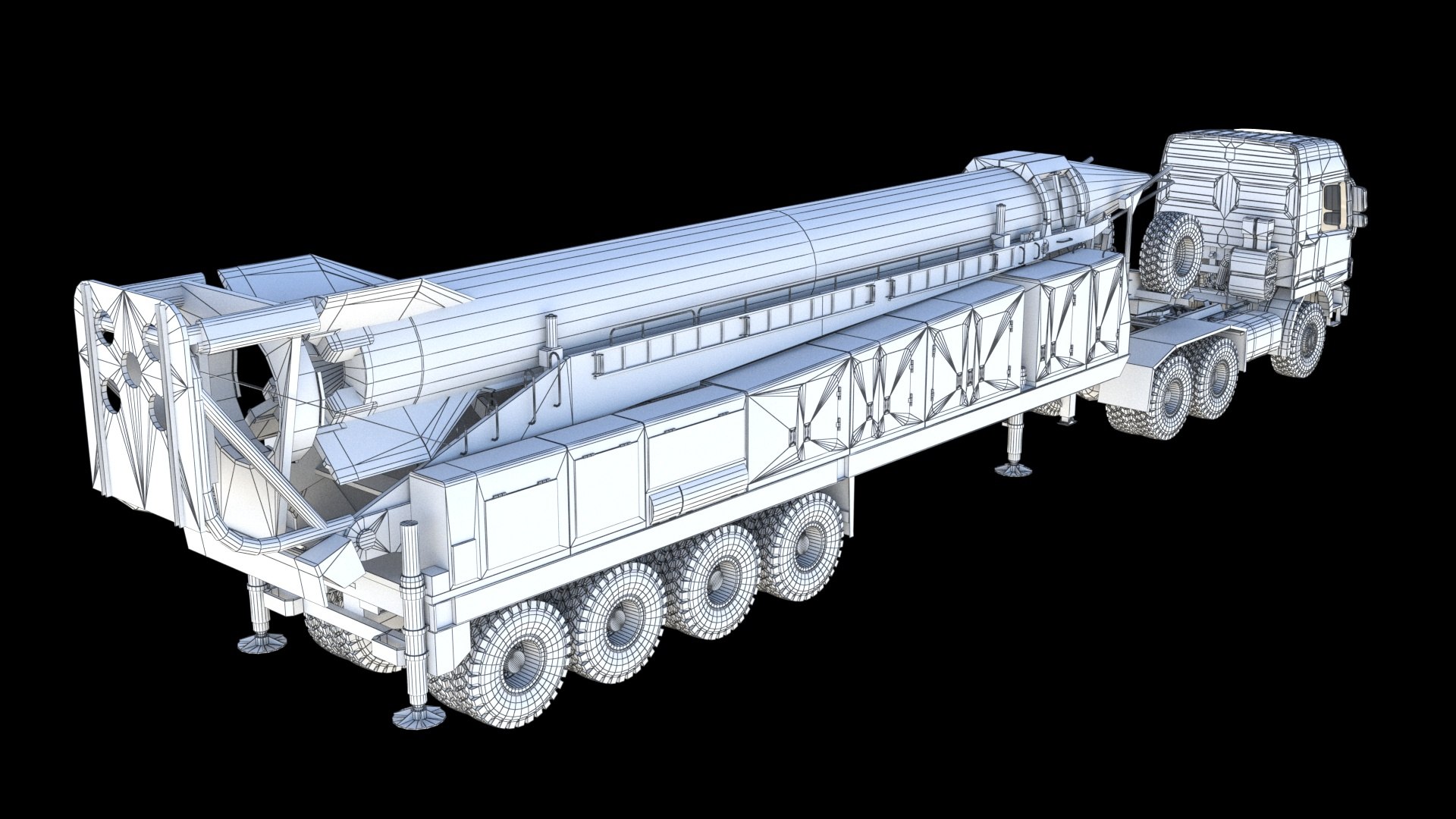 3D Model Iranian Ballistic Missile Shahab-3 - TurboSquid 2423007