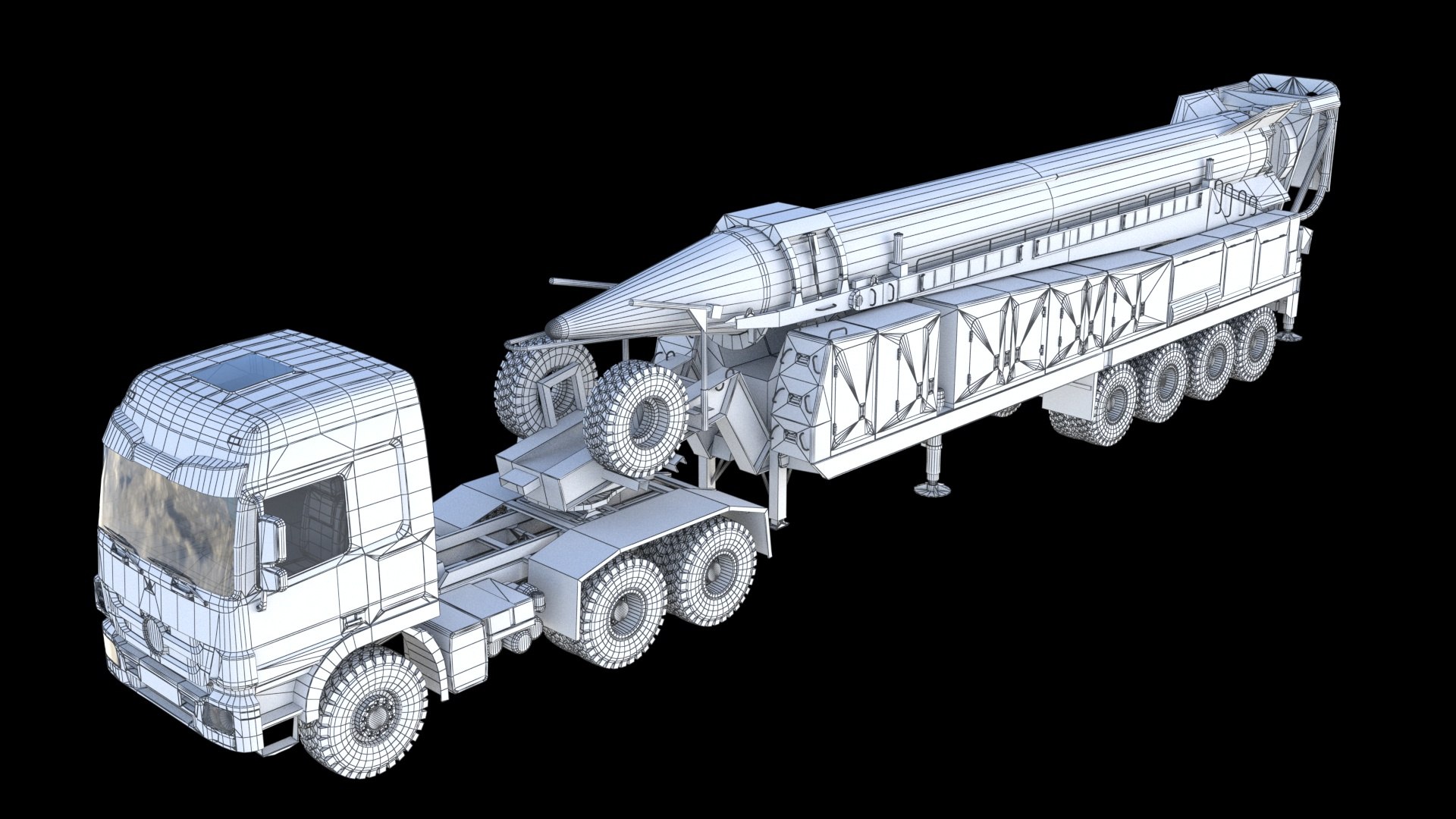 3D Model Iranian Ballistic Missile Shahab-3 - TurboSquid 2423007