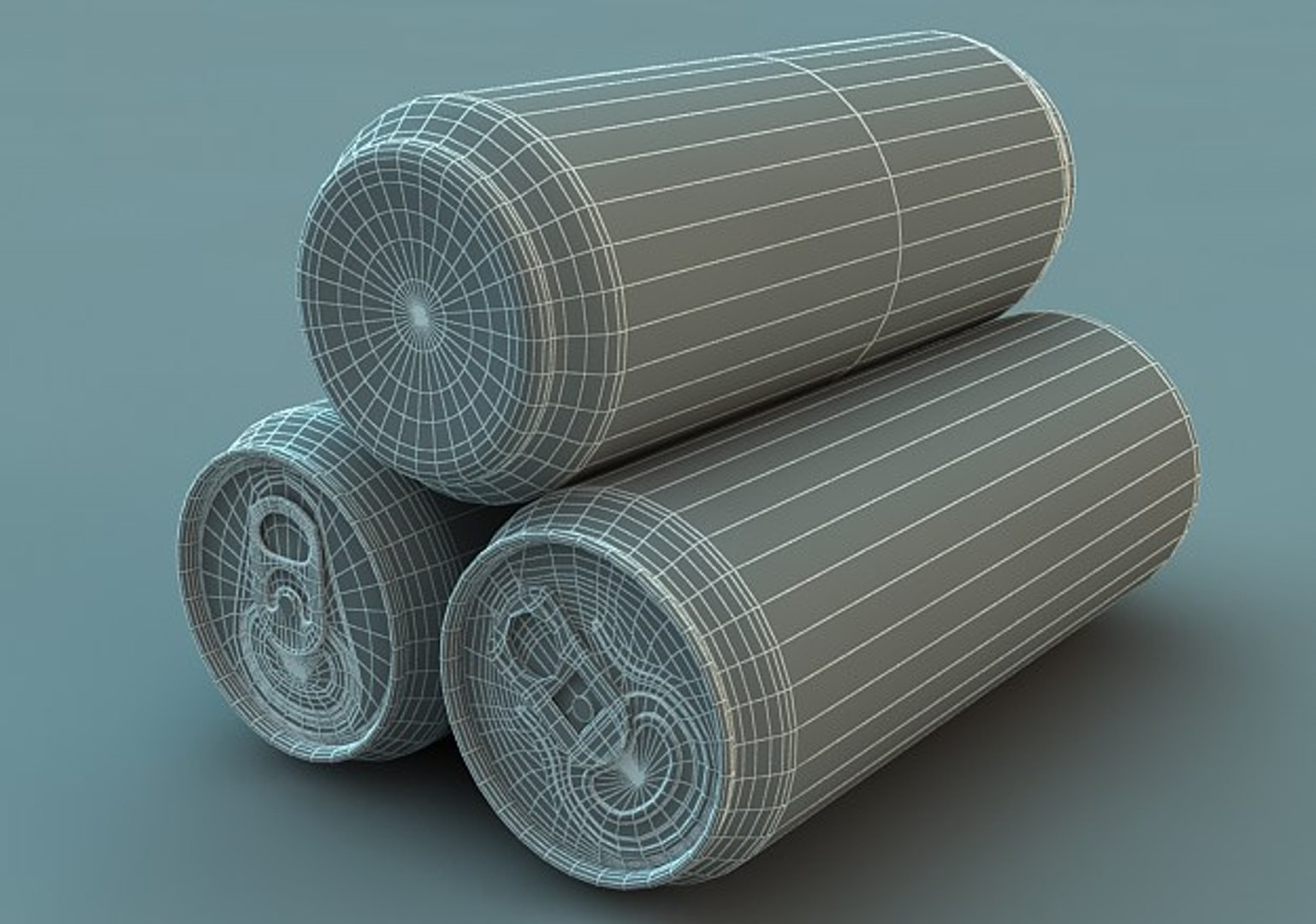3d model beer cans