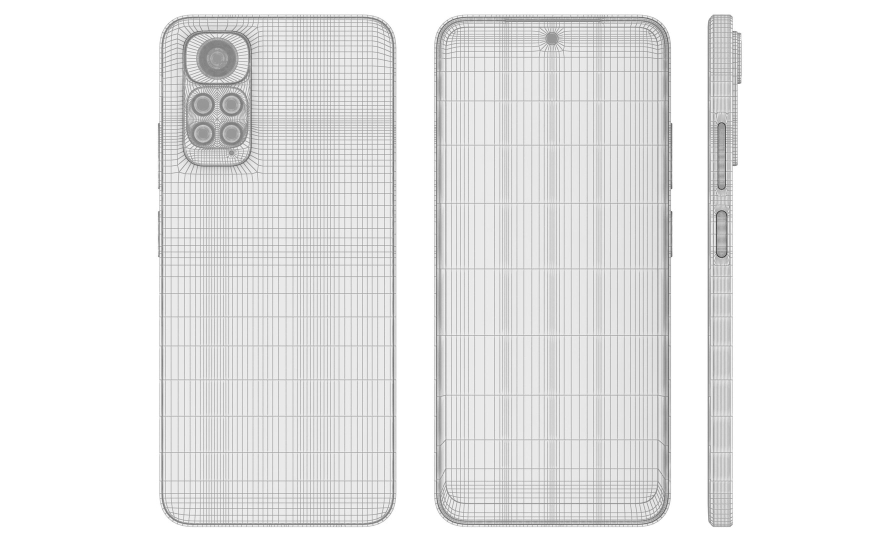 Xiaomi Redmi Note 11 Pearl White 3D model - TurboSquid 1854067