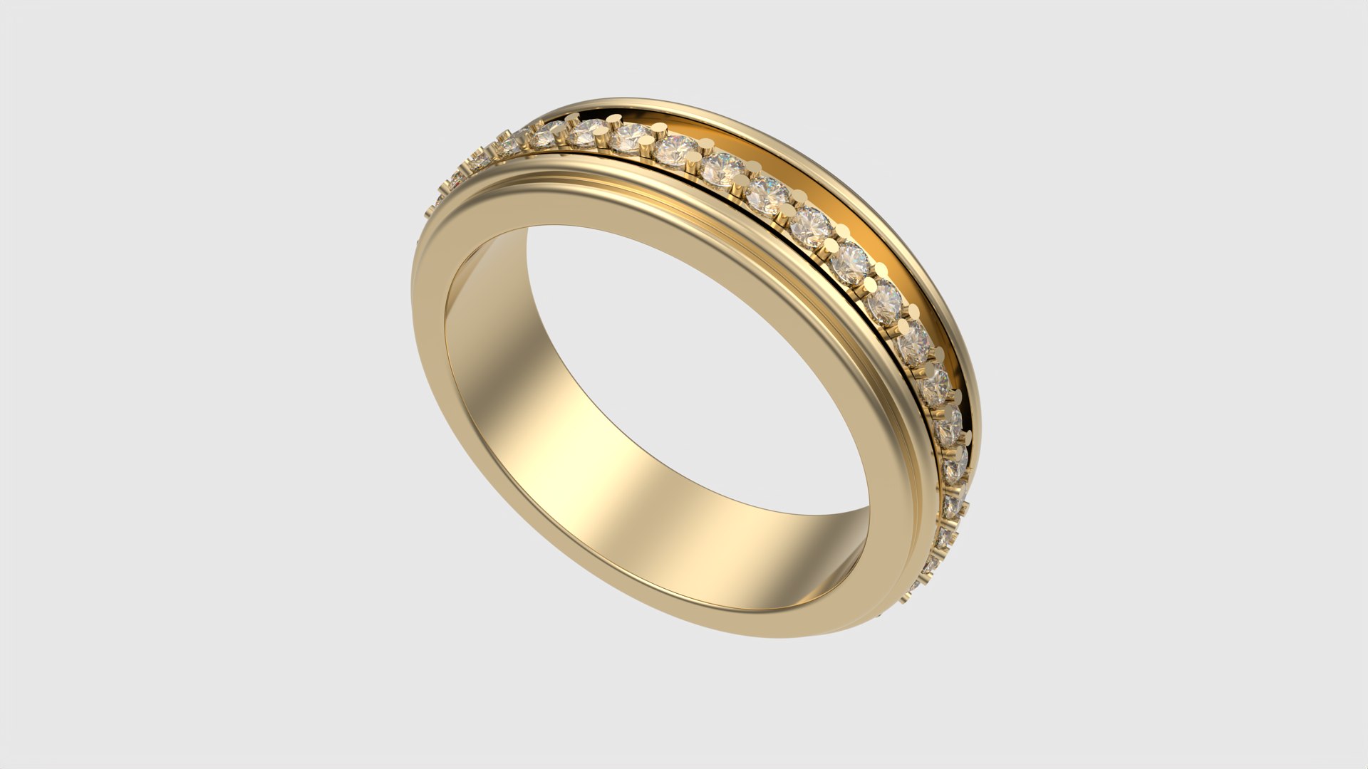 3D Rotating Center Band Ring JDBCo - TurboSquid 2343883